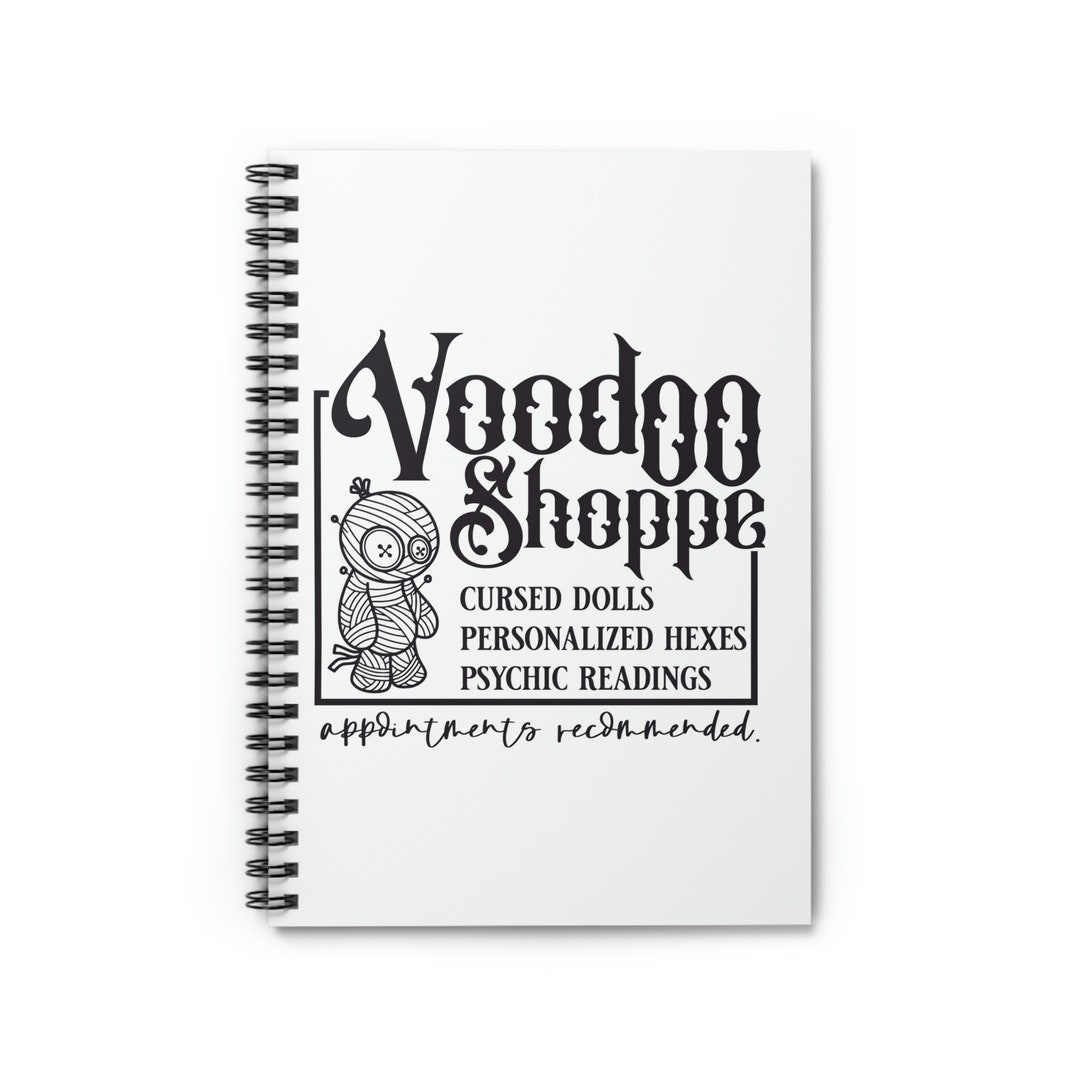 Voodoo Shoppe Spiral Notebook - Ruled Line - Etsy