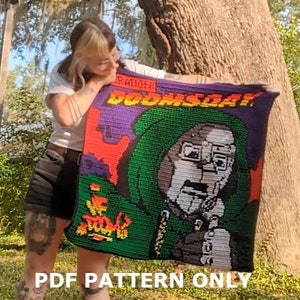 MF DOOM Operation Doomsday Tapestry PDF Crochet Pattern - Etsy