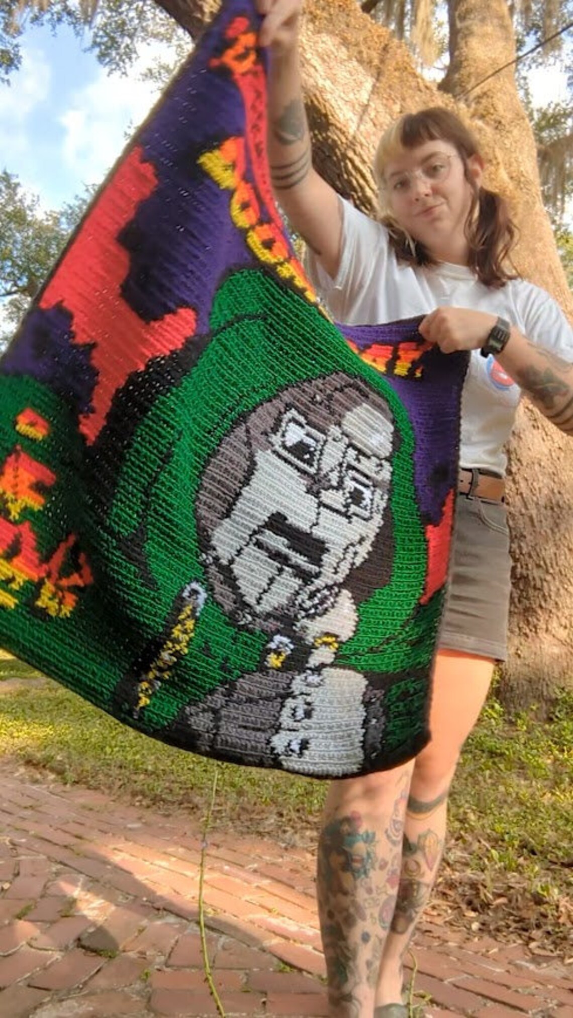 PDF Crochet Pattern - MF DOOM Operation Doomsday Tapestry - Etsy