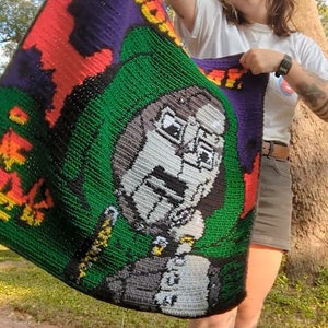 PDF Crochet Pattern - MF DOOM Operation Doomsday Tapestry - Etsy