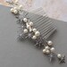KATRINA // Silver Star Bridal Hair Comb Bridal Hair Vine Wedding Hair ...