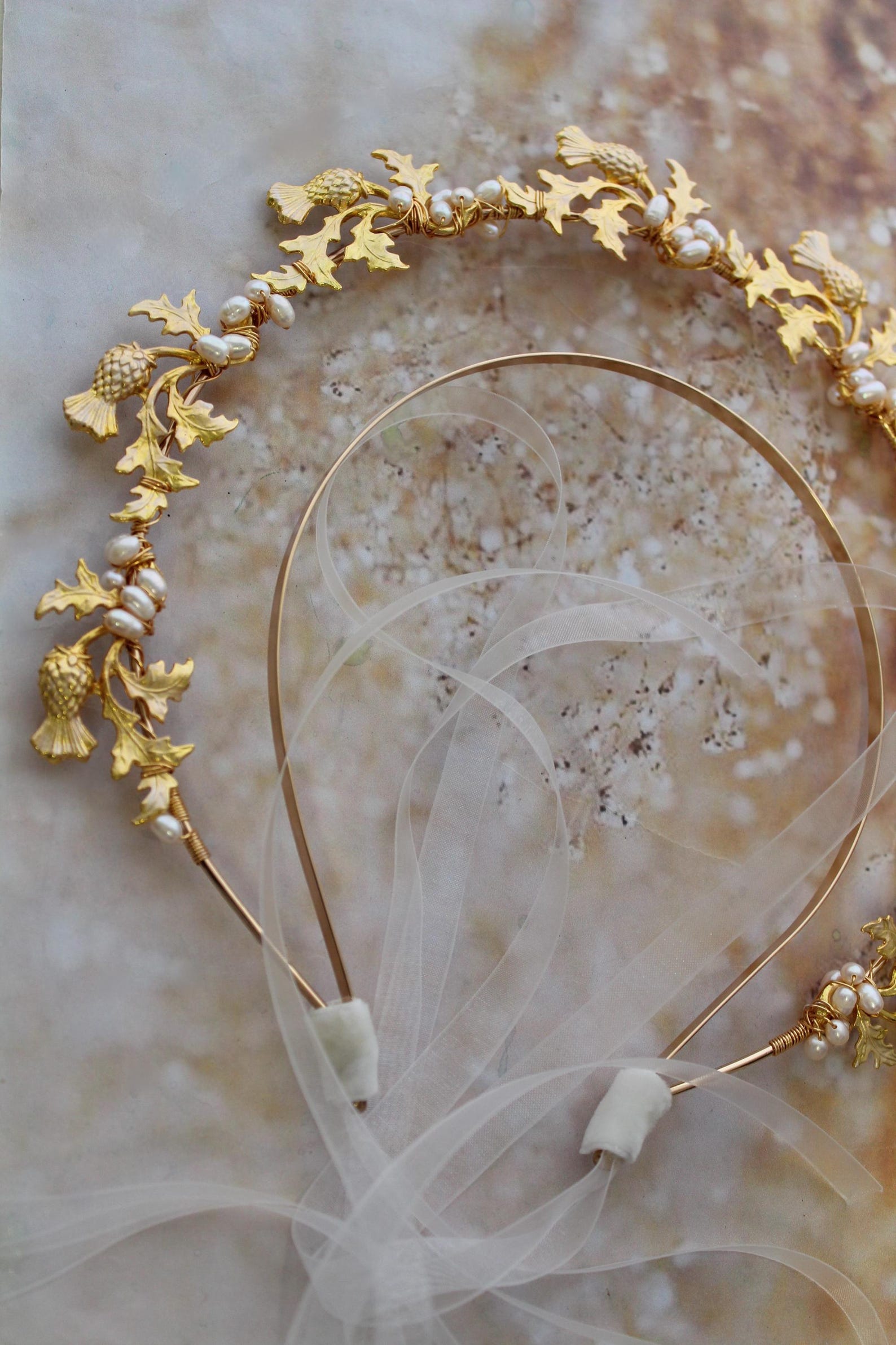 NATI // Silver Celestial Halo Crown Galaxy Halo Tiara Star Bridal Crown ...