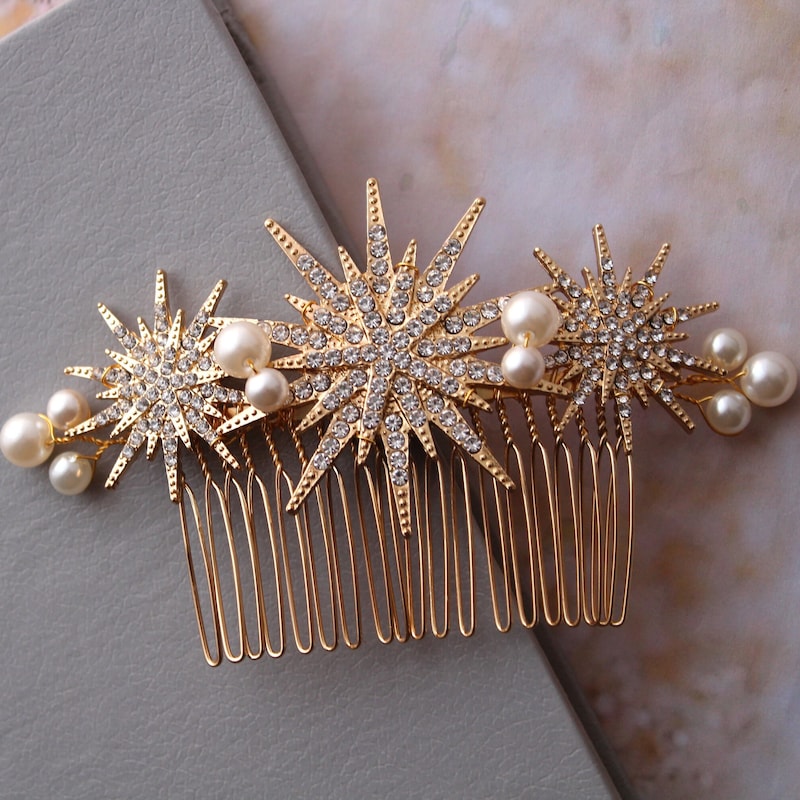 Starburst Bridal Comb - Etsy