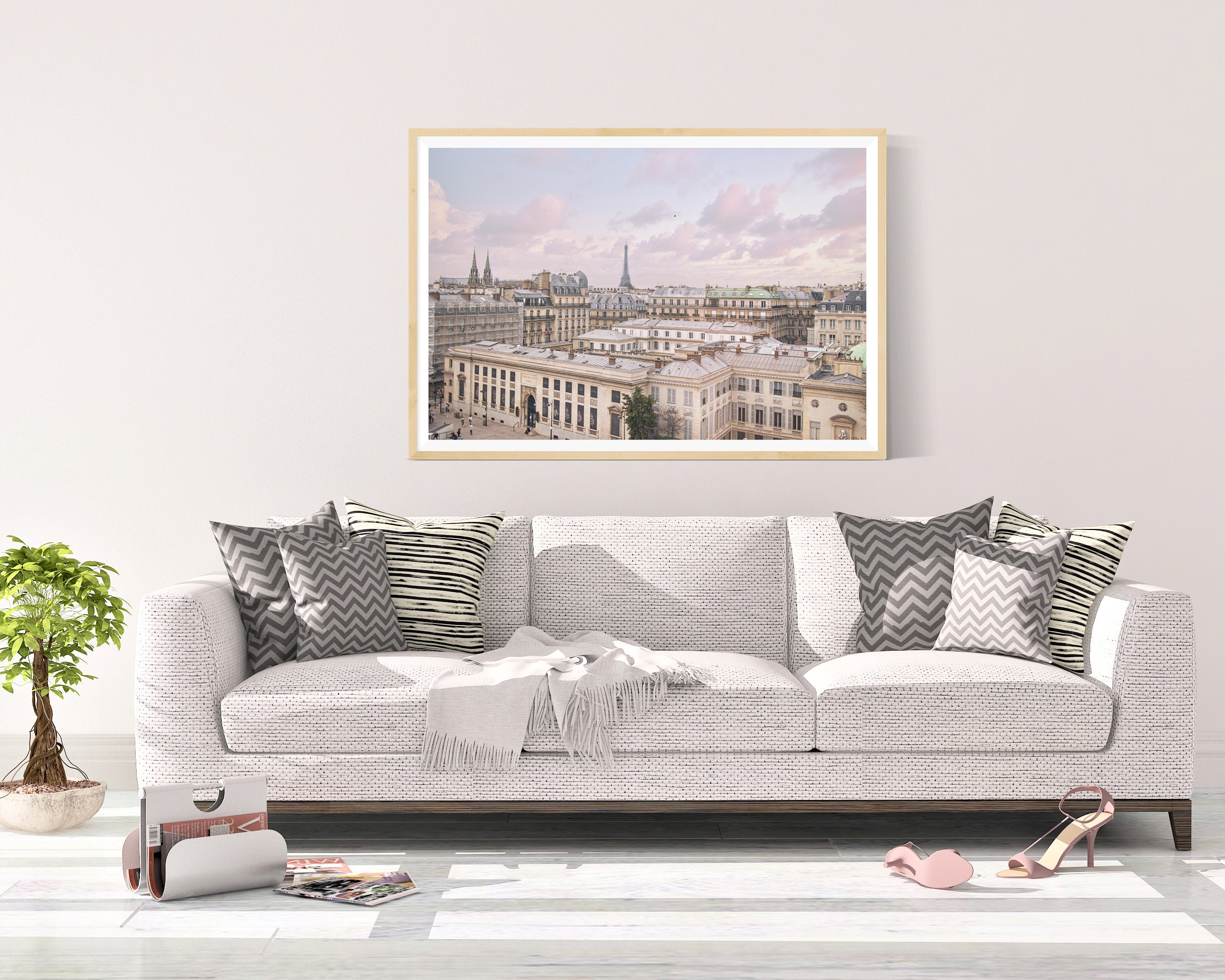 Parisian Dreams - Scenic Landscape Photo Print of Paris at Sunset - Etsy