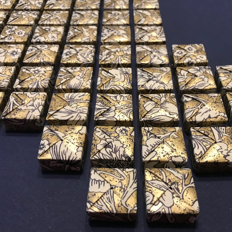 Celtic Knot - Framed Origami Box Wall Art - Fine Florentine Paper in ...