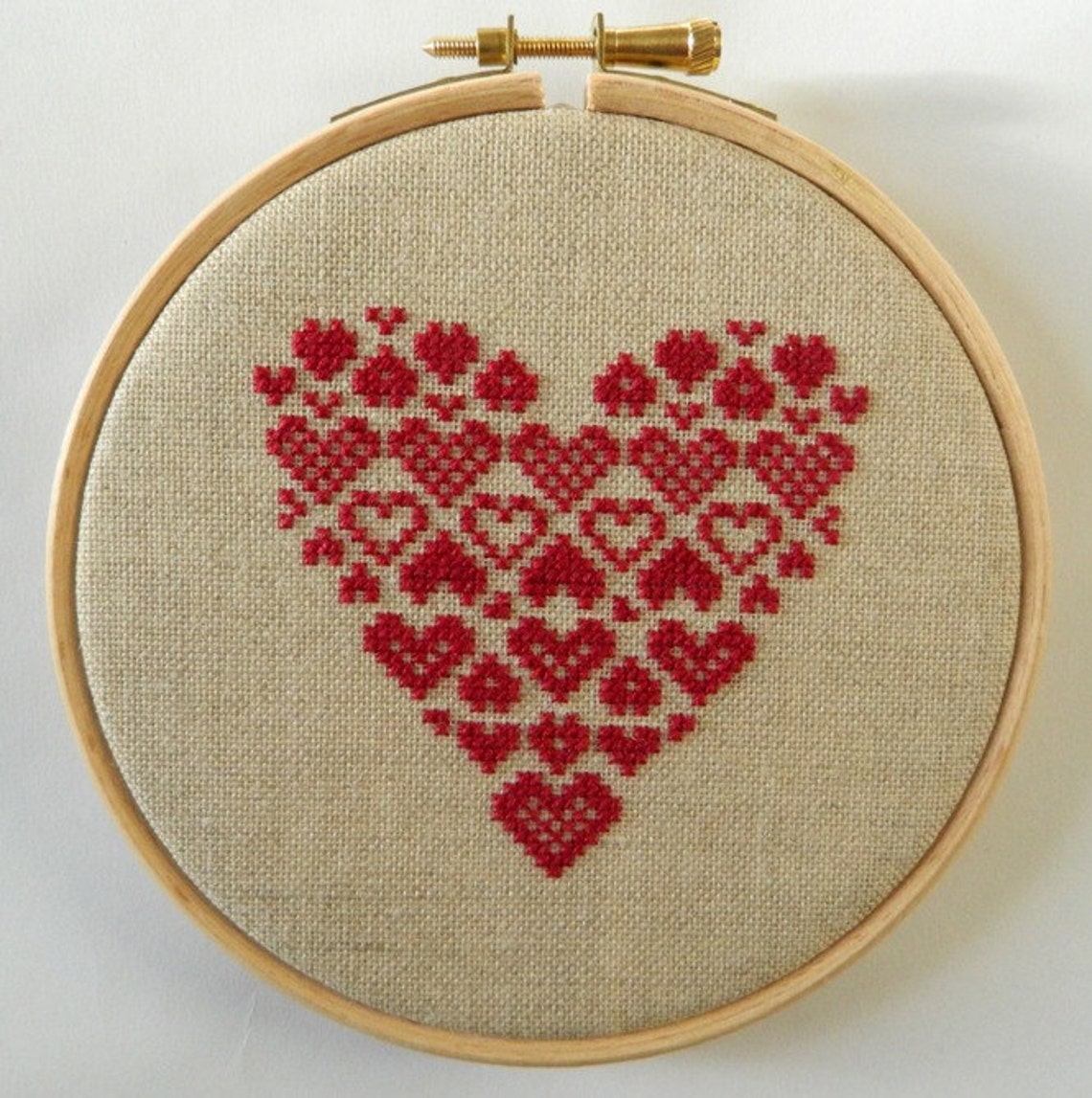 Scandinavian Heart - Instant Download PDF Cross Stitch Pattern - Etsy