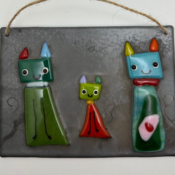 Fused Glass Magnets - Etsy