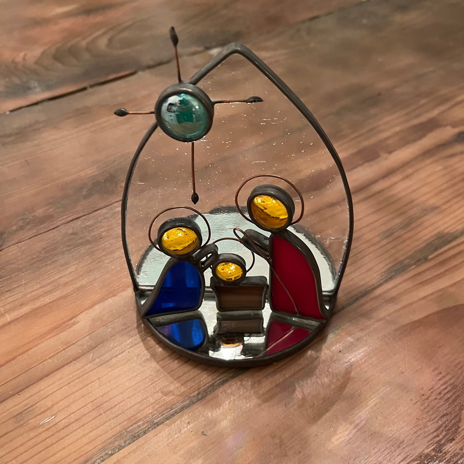 Handmade Nativity Set Stained Glass Nativity Set Handmade | Etsy