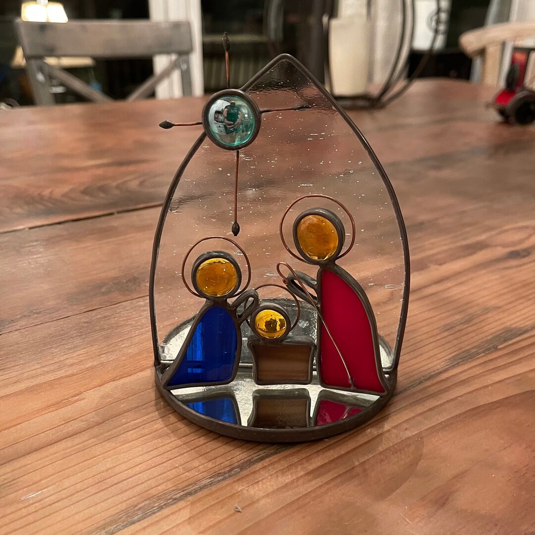Handmade Nativity Set Stained Glass Nativity Set Handmade - Etsy