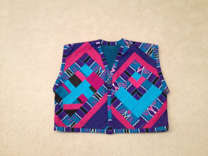 Children's Vests: Native American Inspired Patchwork - Etsy