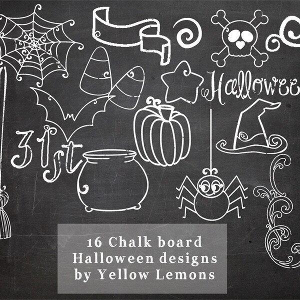 Clip Art Chalk - Etsy