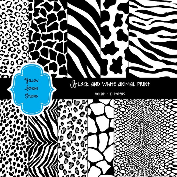 Digital Paper Animal - Etsy