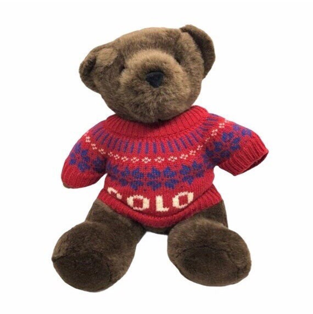 Vintage Polo Bear Toy Doll Polo Ralph Lauren Doll - Etsy