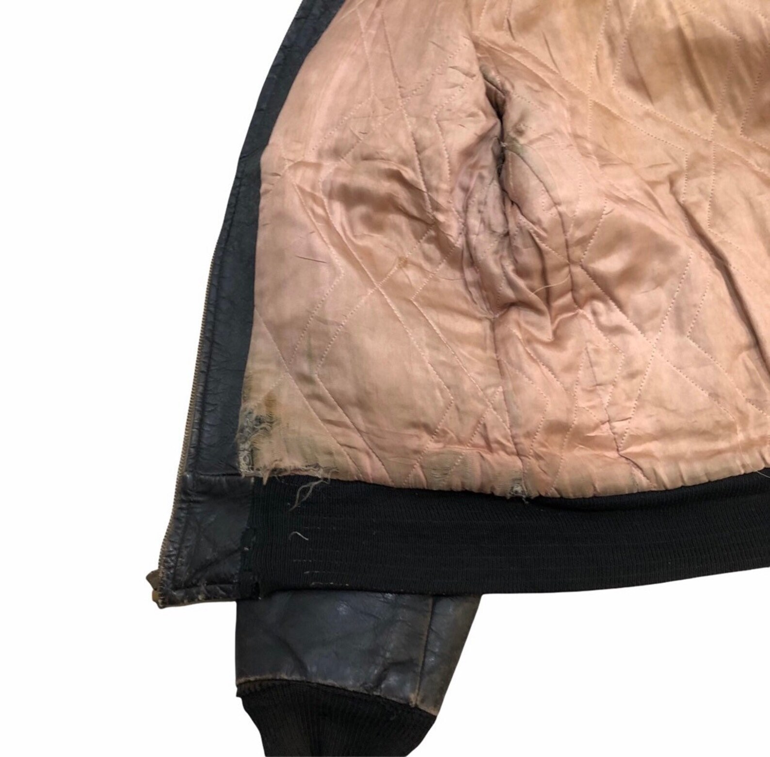 Vintage 50s Steerhide Leather Jacket Cafe Racer Punk Conmatic Zipper - Etsy