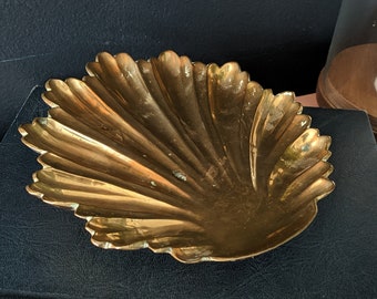 Brass Seashell Trinket Dish - Etsy