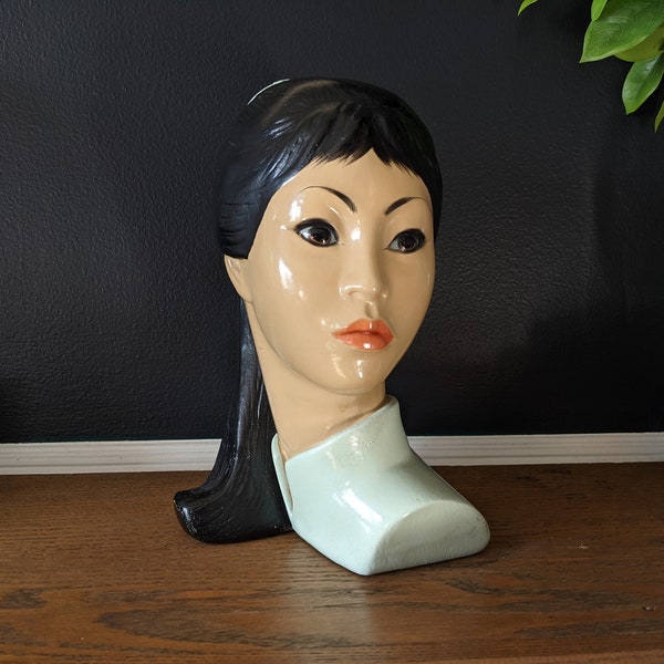 Chalkware Bust - Etsy