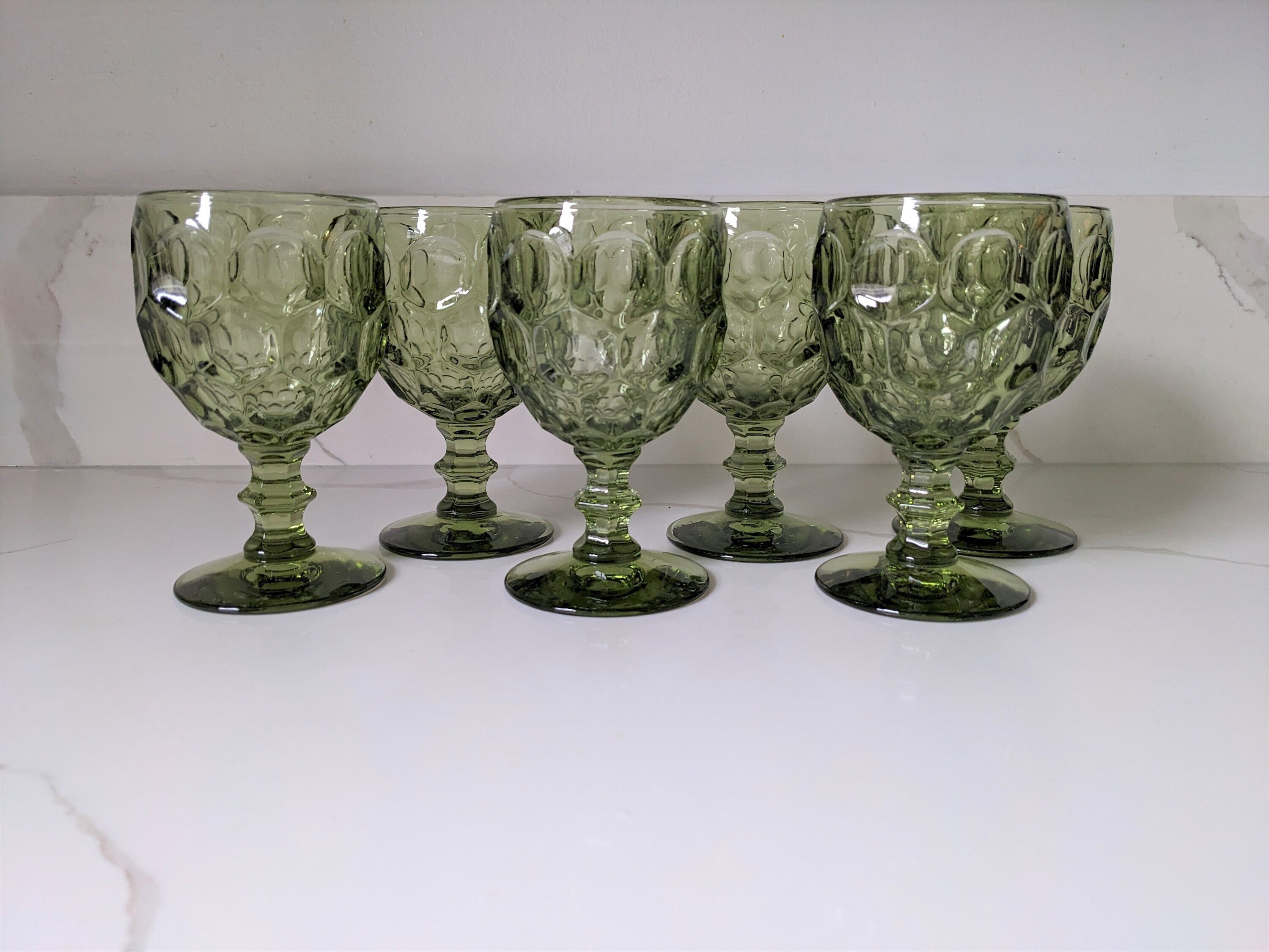 Imperial Thumbprint Goblets