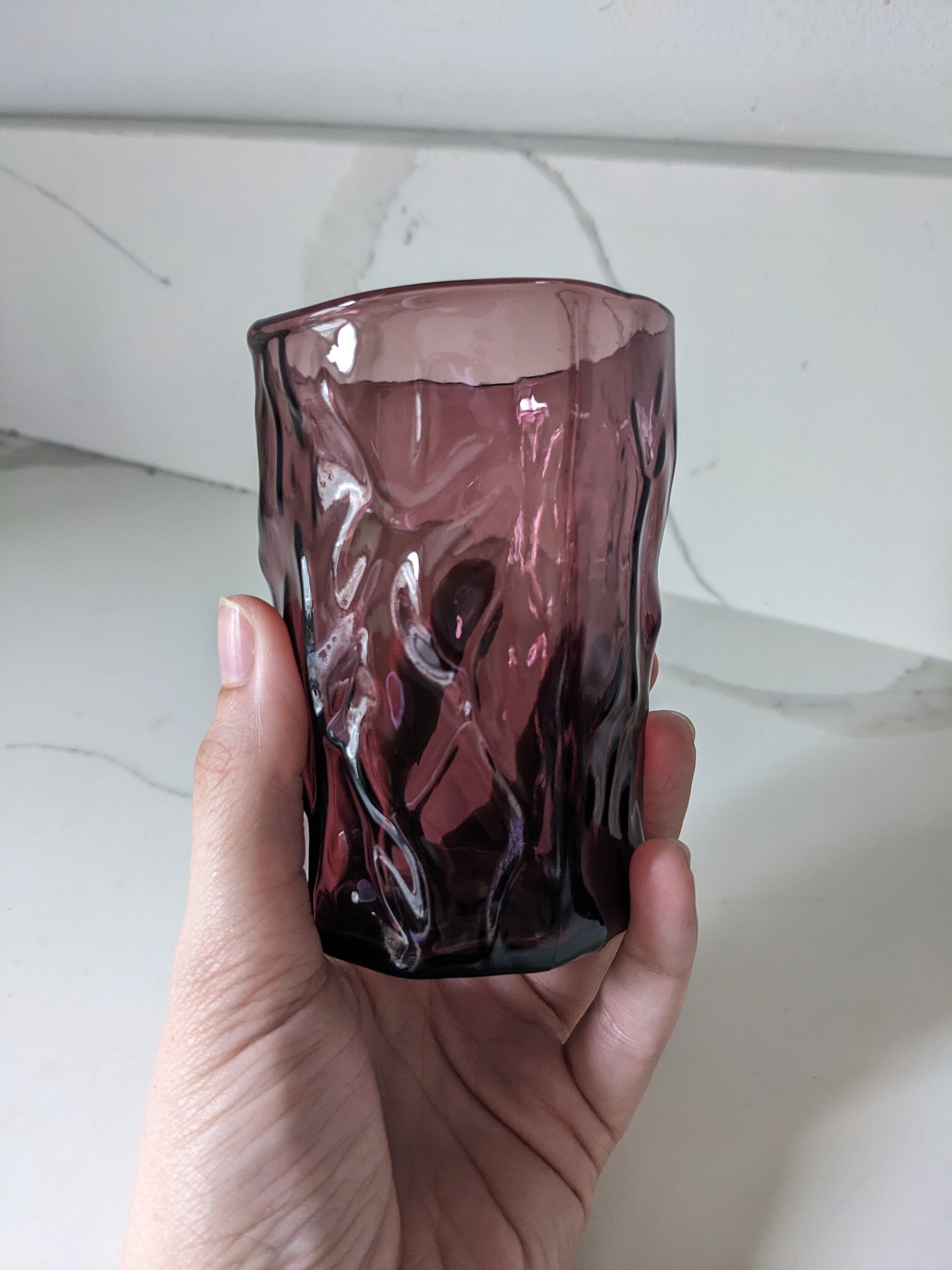 Purple Crinkle Glasses / Plum Seneca Driftwood / Plum Crinkle / Purple ...