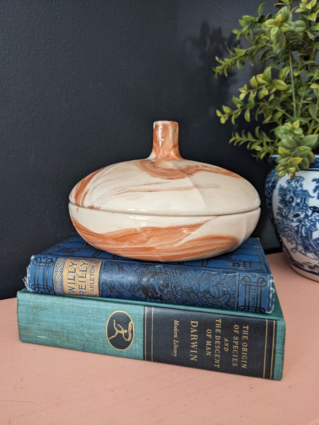 Vintage Ceramic Dish / Alabama Clay / Vintage Trinket Dish / Jewelry ...