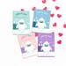 Skunk Valentines: Print & Cut Classroom Cards (digital Download) - Etsy