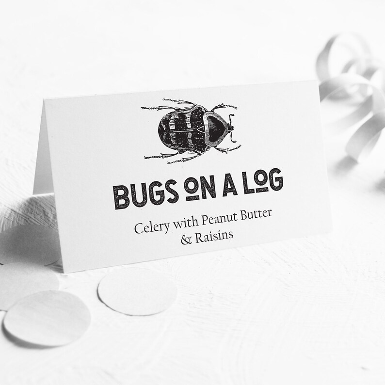 Printable Bug Favor Tags Bugs or Insects Instant Download - Etsy