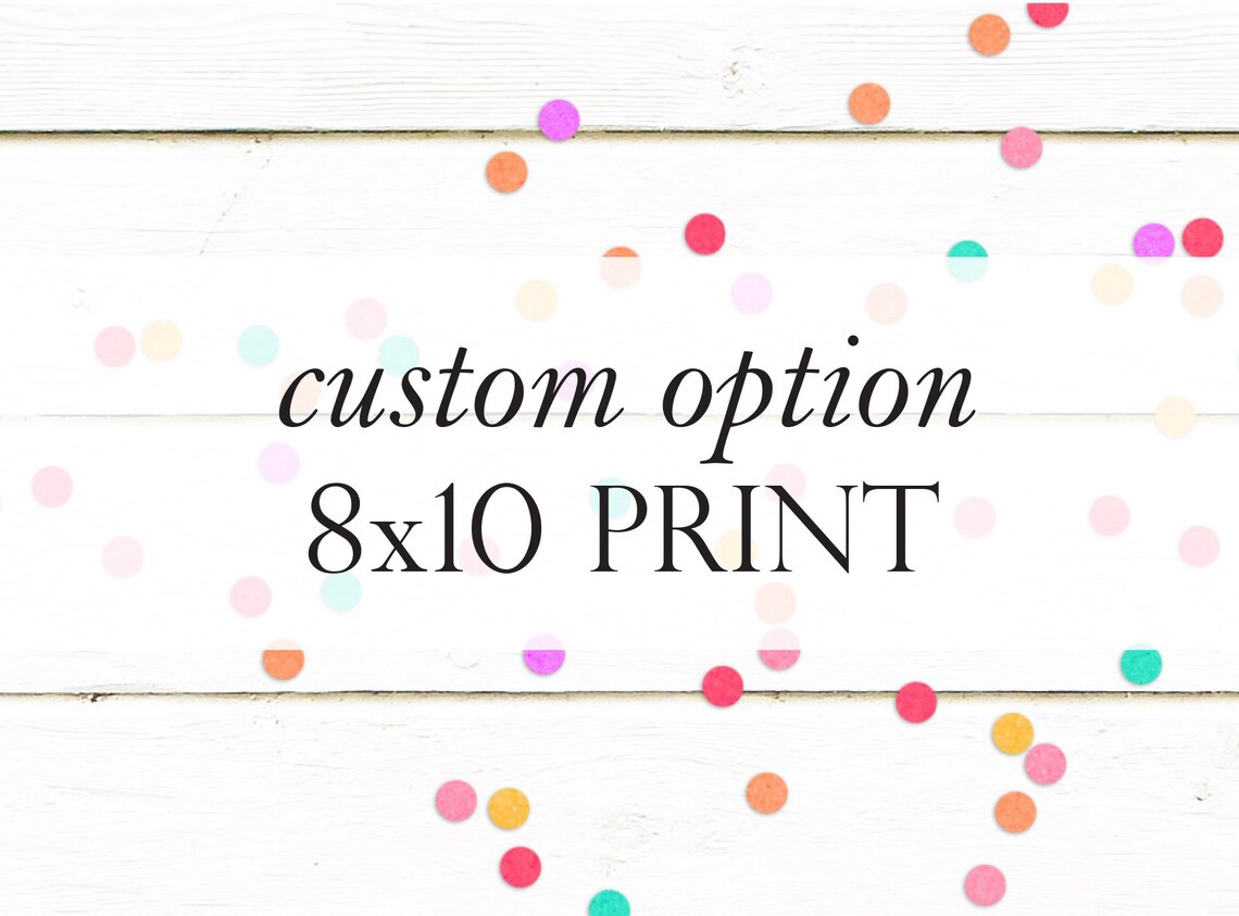 ADD ON: Matching 8x10 Welcome Print to Any Invitation Design - Etsy