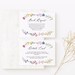 Wildflower Printable Paper Banner Editable Banner Template - Etsy