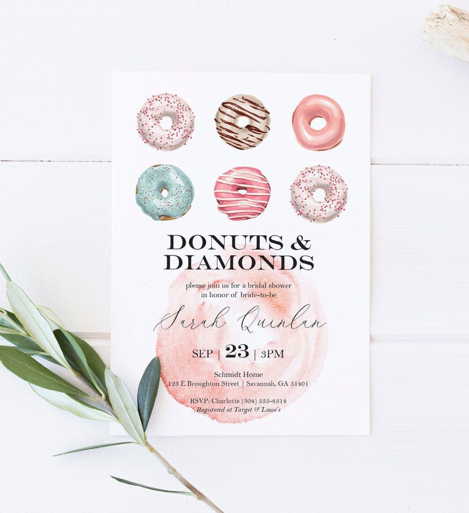 Donut Date Night Print and Date Cards Donuts & Diamonds - Etsy