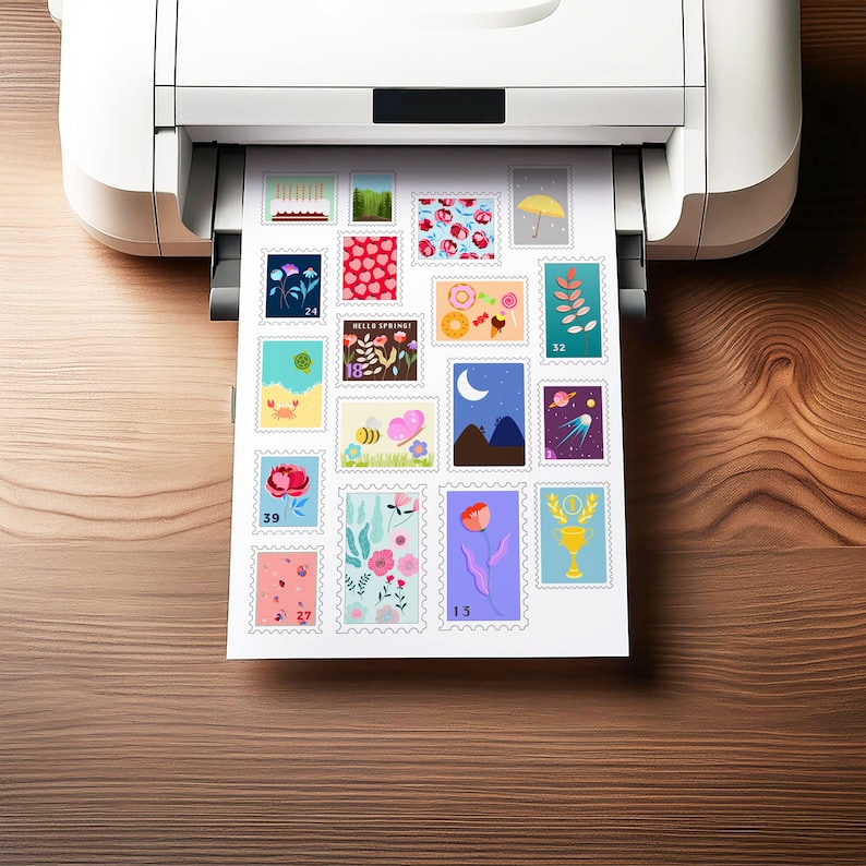 Post Office Dramatic Play Kit: Printable Stamps, Cards, Newspaper ...