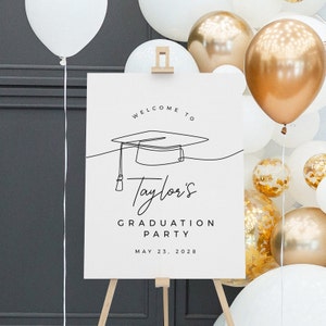 Graduation Candy Bar Sign, Favor Station or Cookie Buffet Sign ...