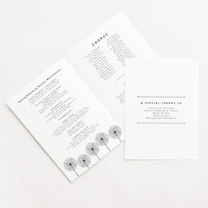 Musical Concert Program, Editable Template, Concert, Chorus / Band ...