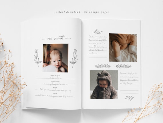 Baby Book Page Layouts