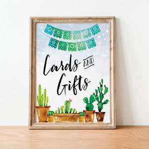 Cards and Gifts Fiesta Print | Fiesta Theme | Instant Download ...