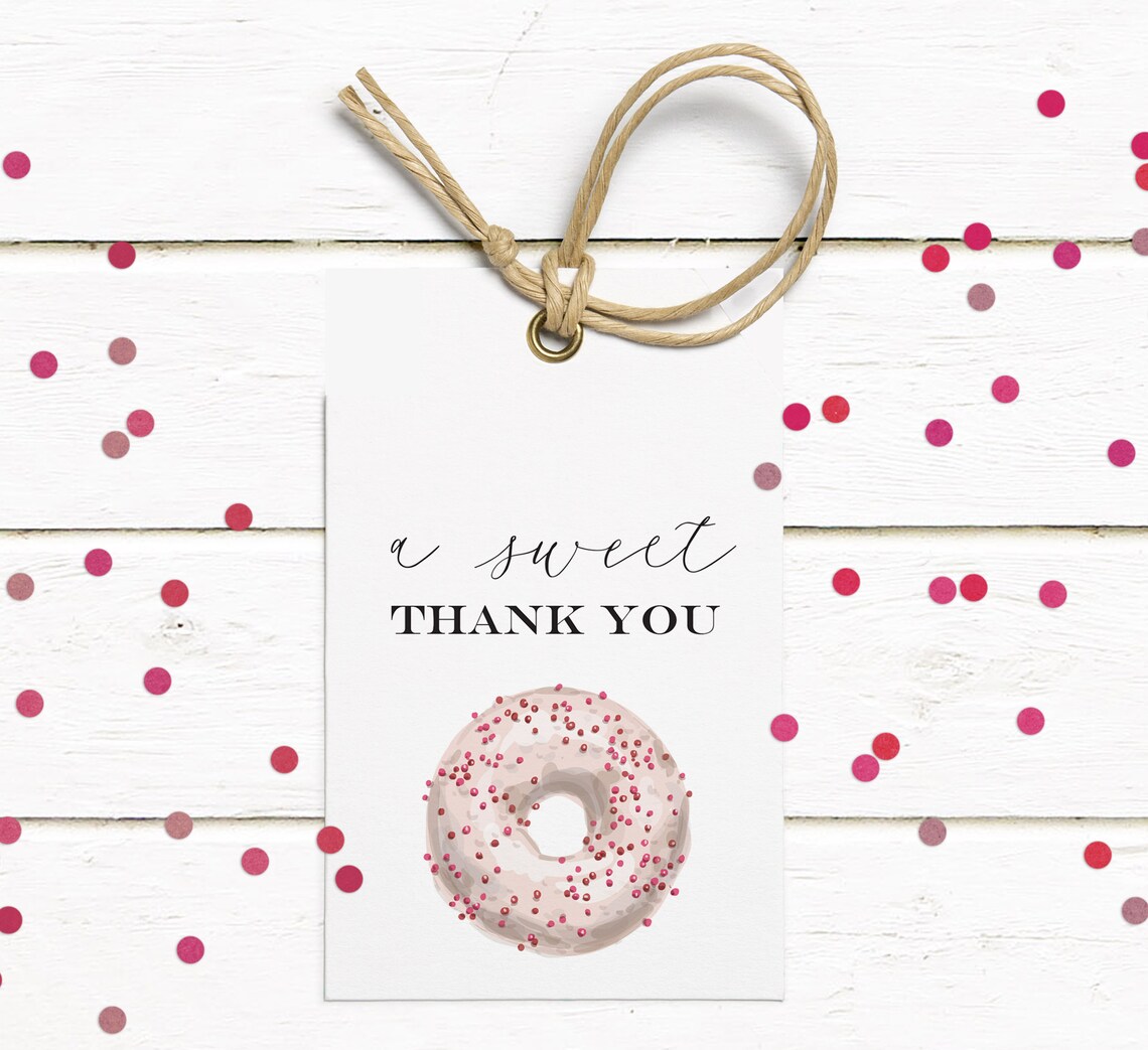 Editable Donut Welcome Print Sprinkle Donut Theme - Etsy