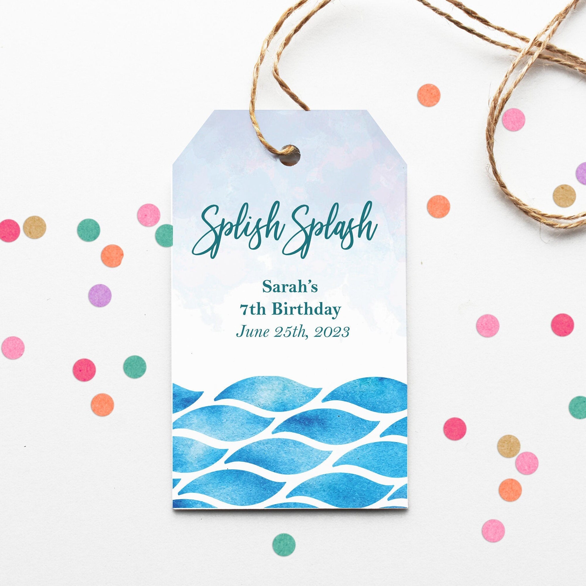 Splish Splash Party Invitation Template Pool or Beach Event | Etsy