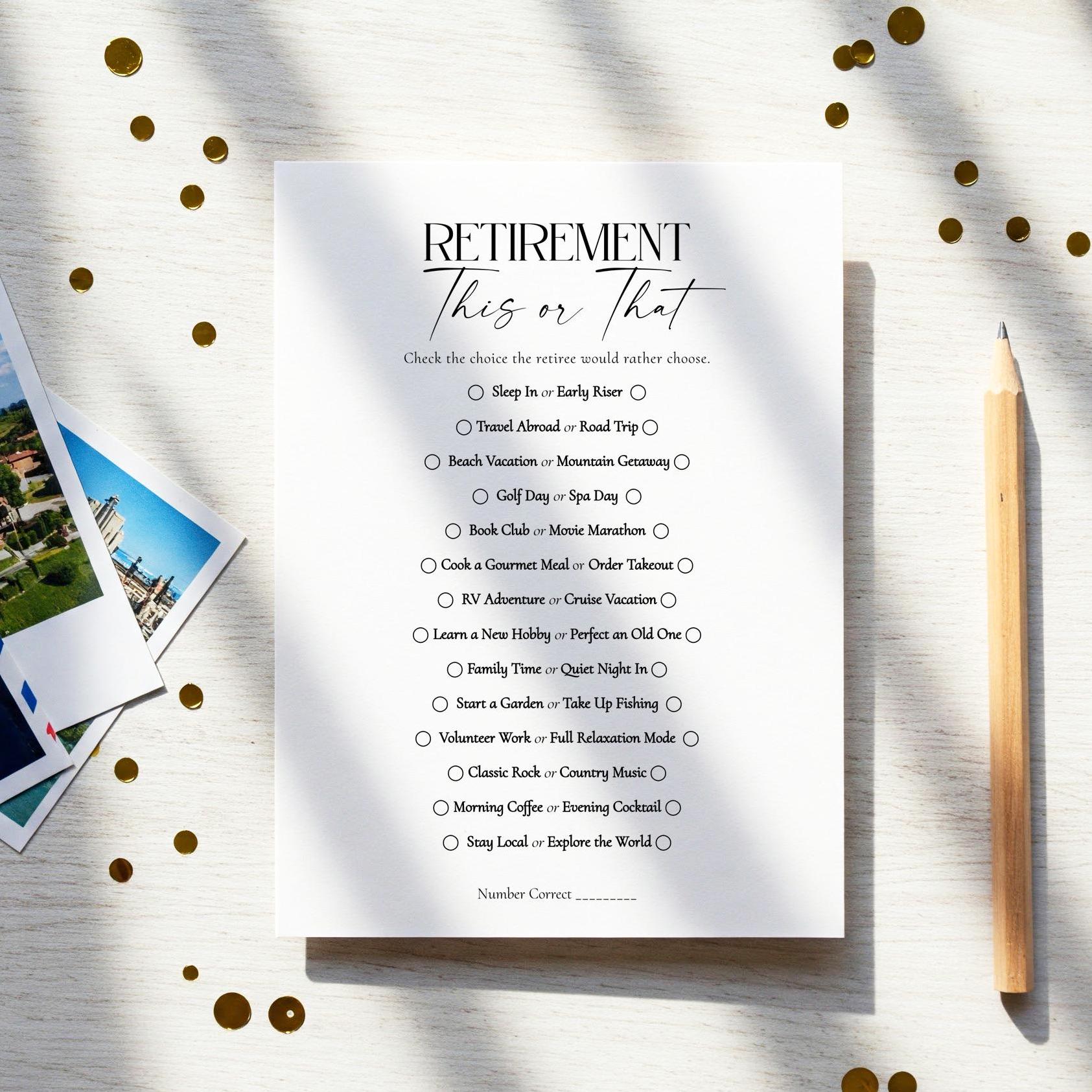 Retirement Party Sign, Out of Office, Minimalist Design, Party Decor ...