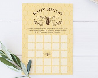 Bumble Bee Baby Shower Abc Baby Game Printable INSTANT - Etsy