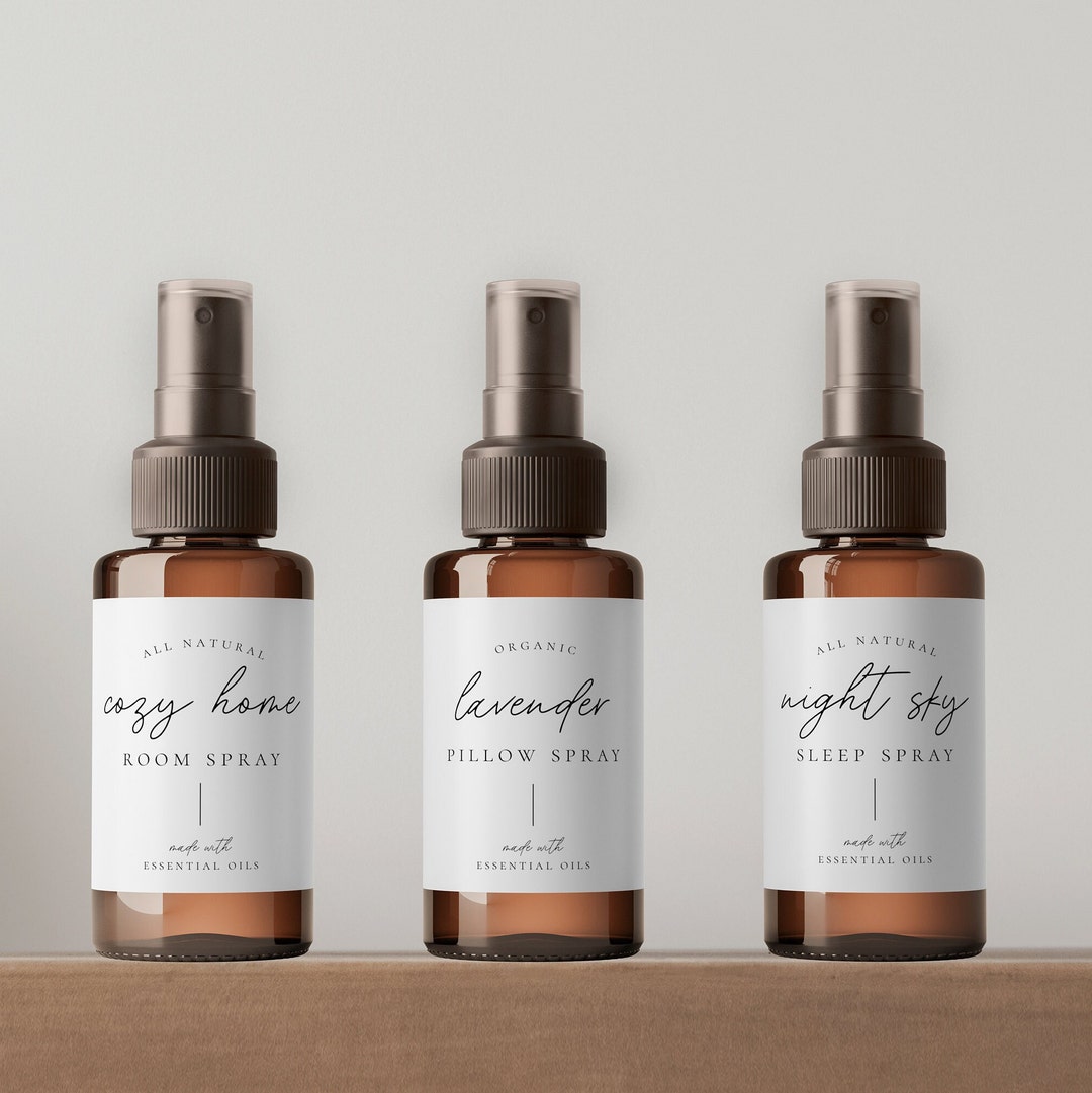 Minimalist Product Label Template 100% Editable Template Modern DIY ...