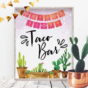 Let's Taco 'bout a Fiesta Print | Fiesta Theme | Instant Download ...
