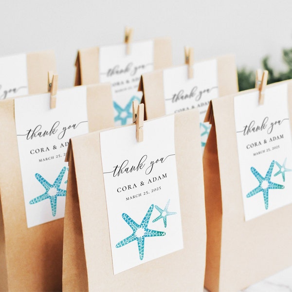 Beach Wedding Tags - Etsy
