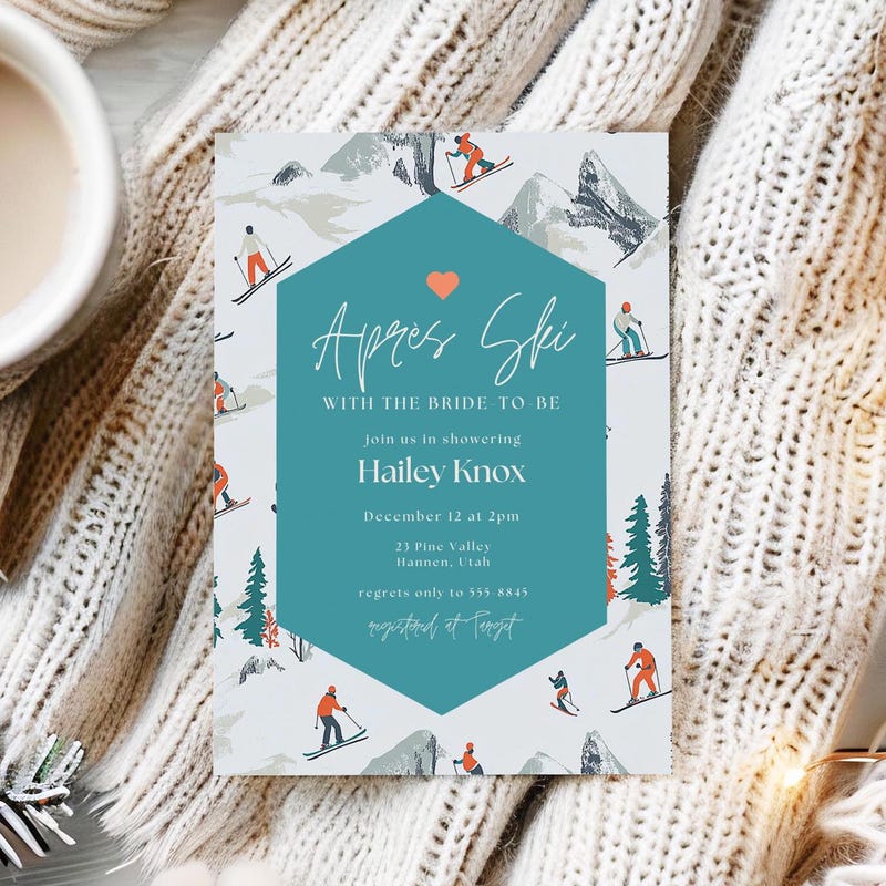 Ski Invitations - Etsy