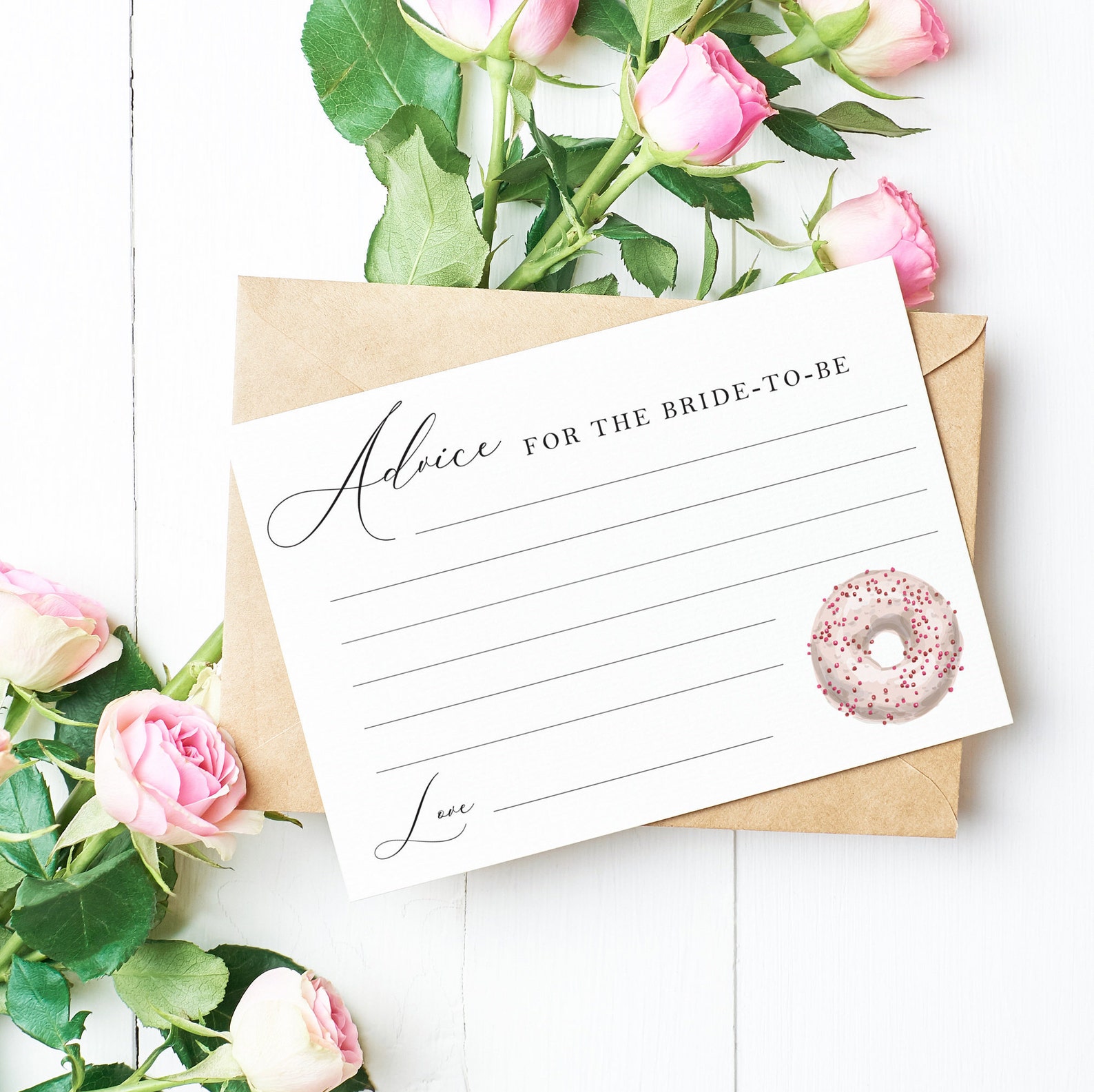 Donut love is Sweet Favor Print Donut Theme - Etsy