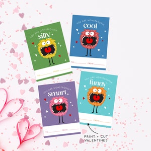 Skunk Valentines: Print & Cut Classroom Cards (digital Download) - Etsy