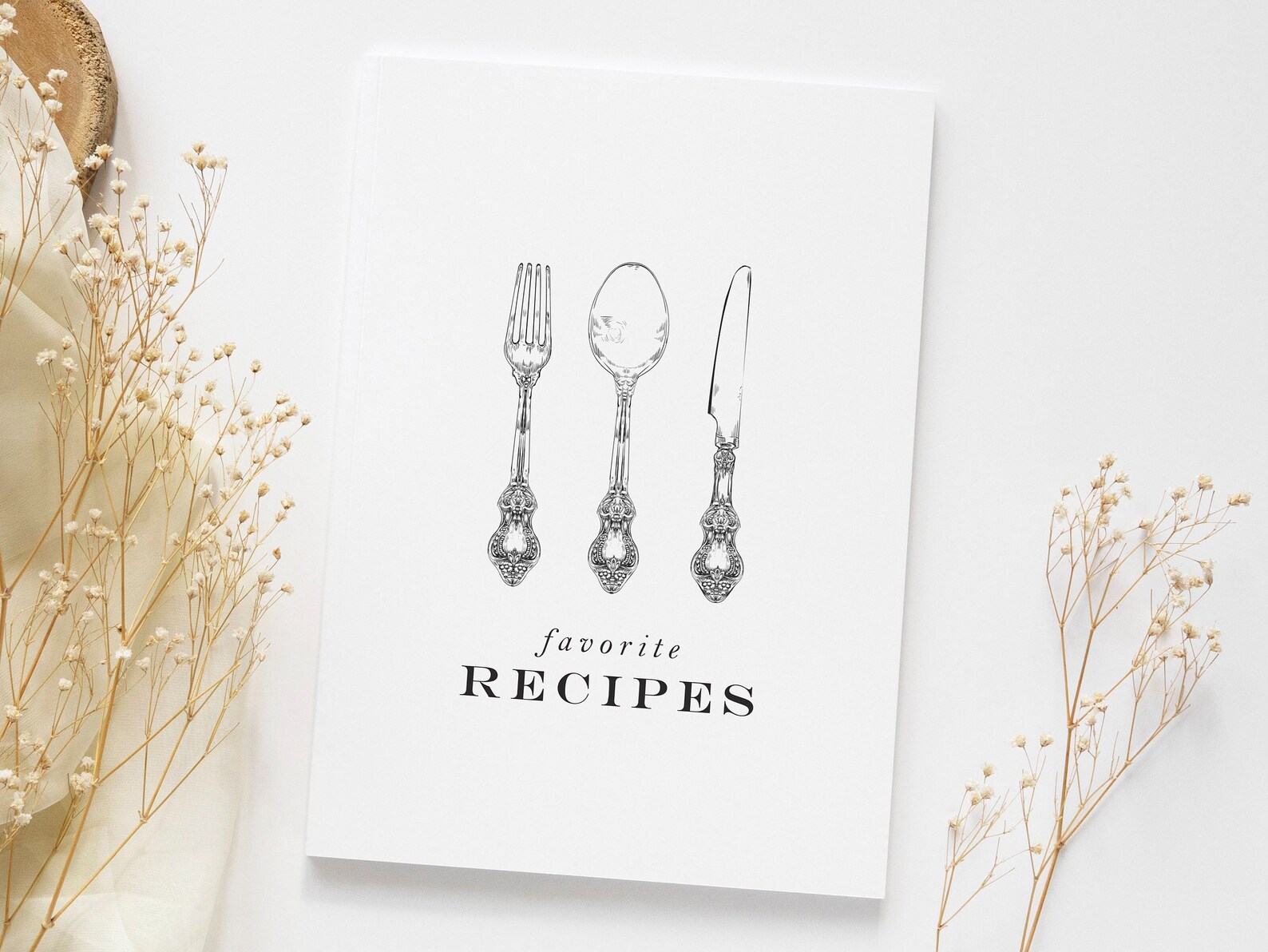 DIY Printable Recipe Book Kit Recipe Pages Dividers Cover | Etsy