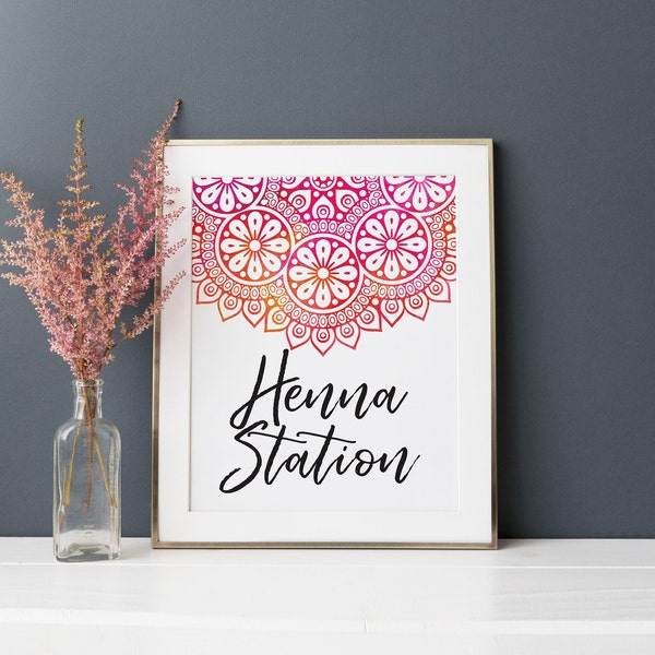 Henna Mandala - Etsy