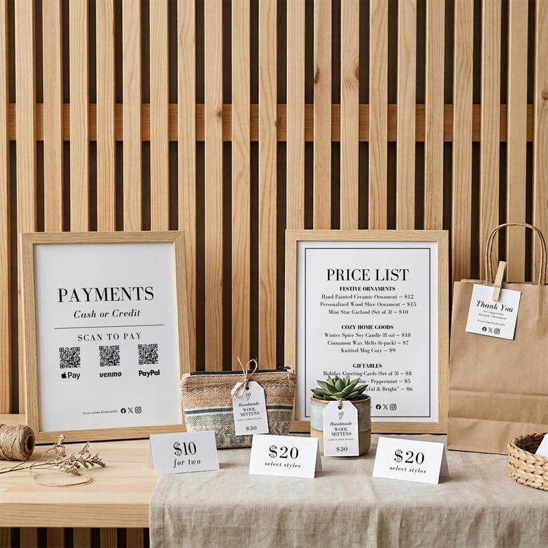 Vendor Sign in Sheet - Etsy