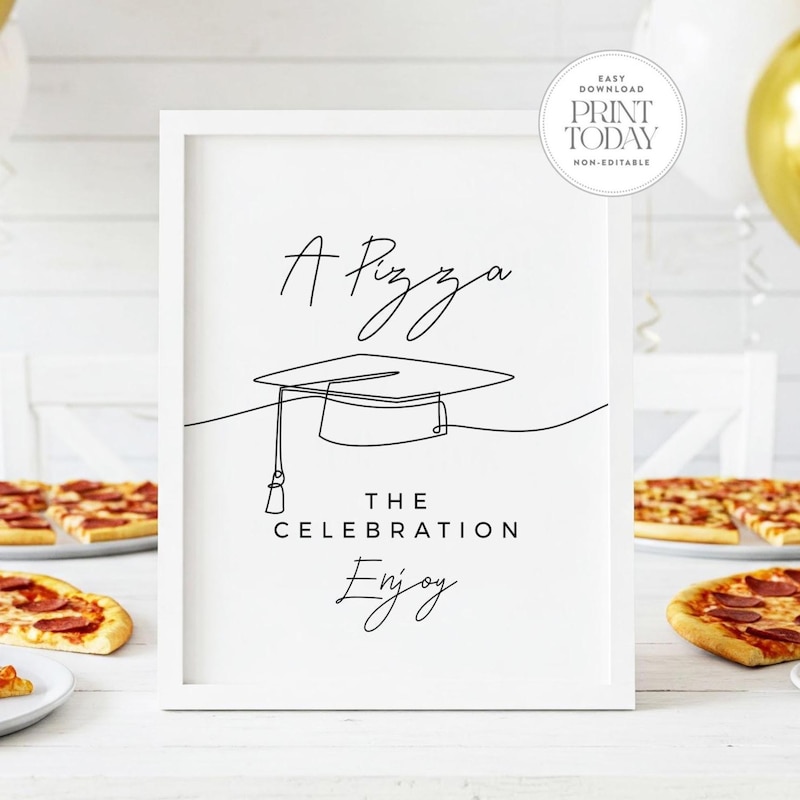 Graduation Pizza - Etsy