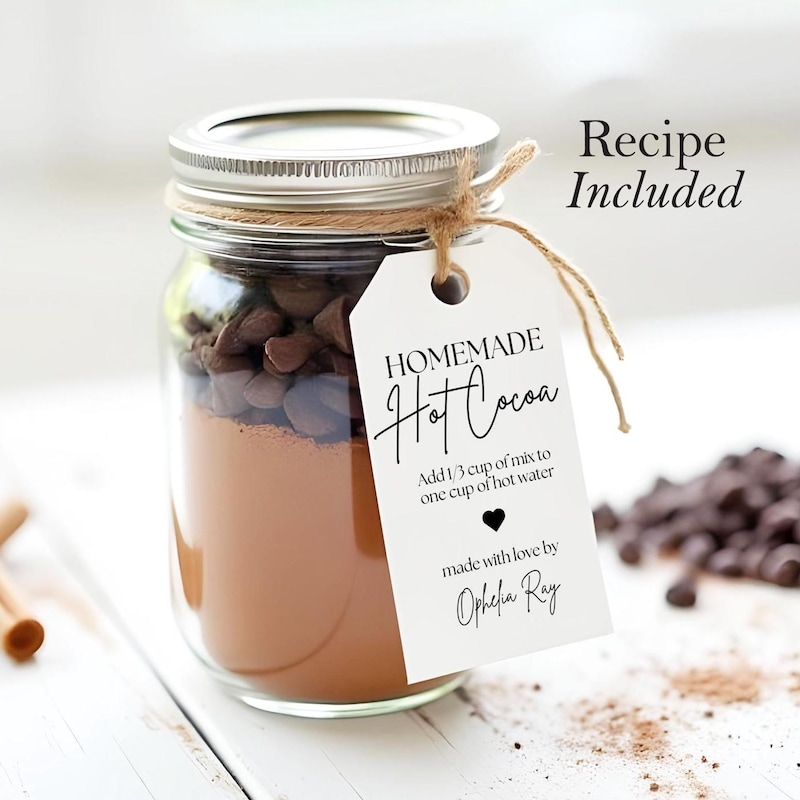 Hot Cocoa Mix Mason Jar - Etsy
