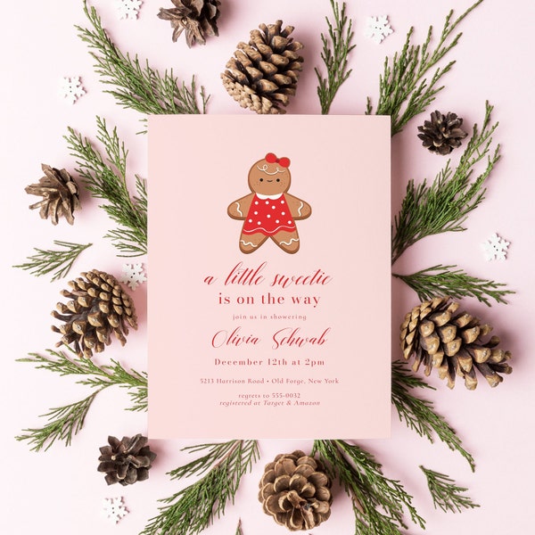 December Baby Shower Invitation - Etsy