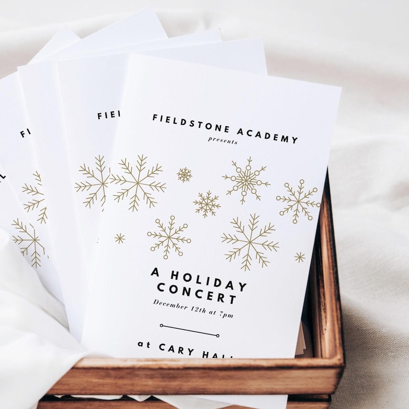 Holiday Christmas Program - Etsy